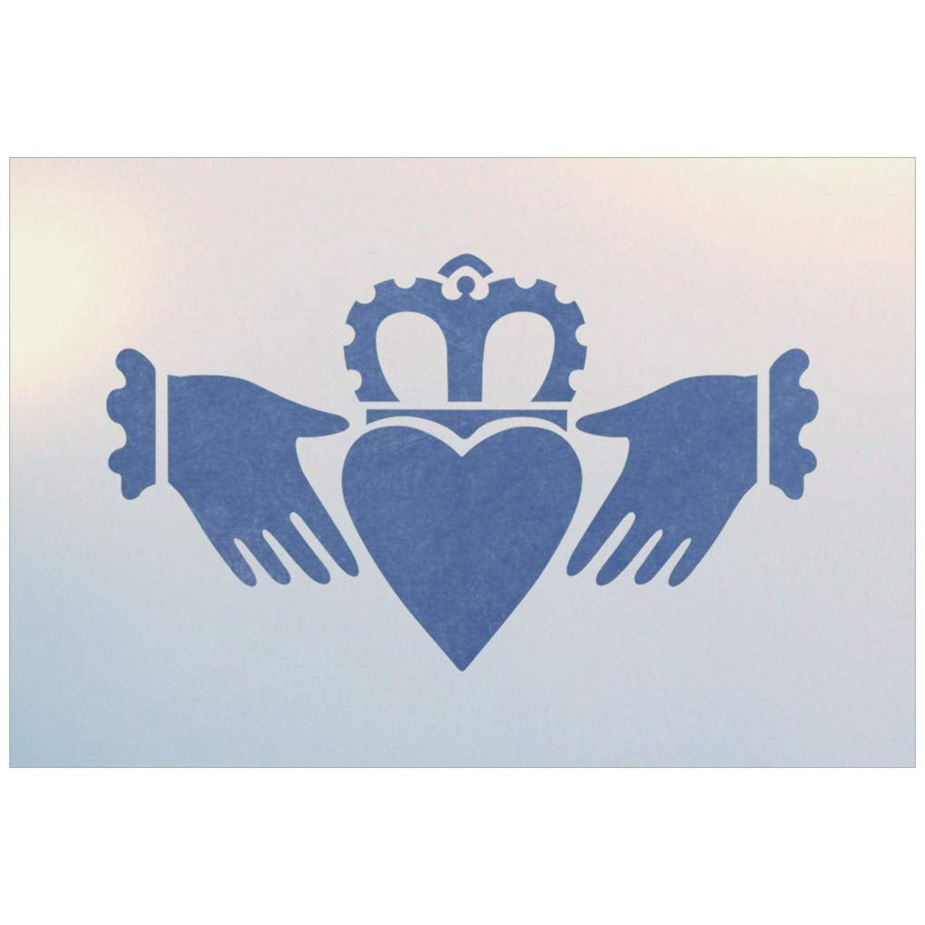 Celtic Claddagh Stencil for painting, Reusable Mylar DIY Art & Craft ...