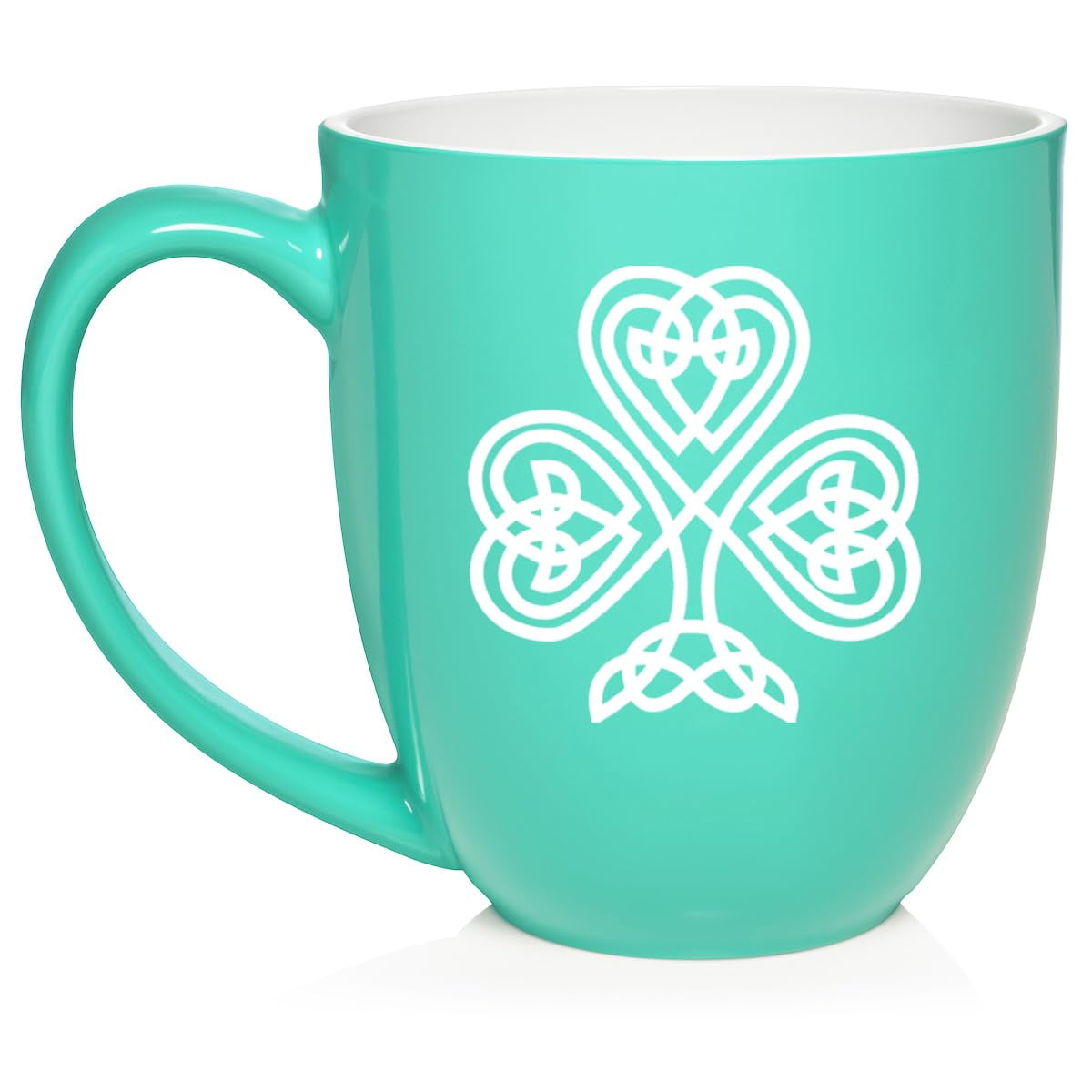 Celtic Clover Shamrock Ceramic Coffee Mug Tea Cup T For Her Him