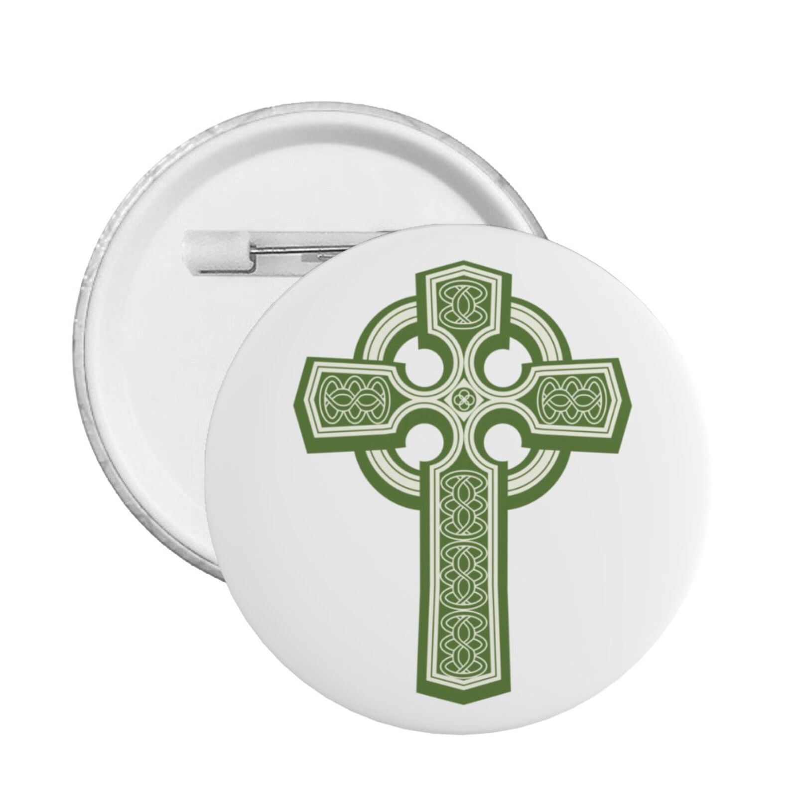 Celtic Cross Happy St. Patrick'S Day Circular Button Fashion Badge ...