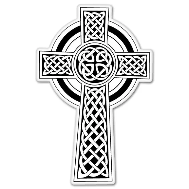 Celtic Cross Irish Ireland Sticker Decal Phone Decal Water Bottle ...
