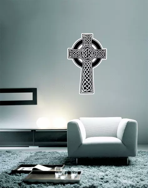 Celtic Cross Irish Wall Decal Sticker Phone Decal Water Bottle Stickers ...