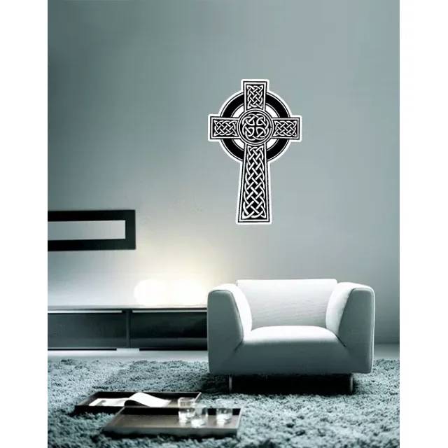 Celtic Cross Irish Wall Decal Sticker Phone Decal Water Bottle Stickers ...