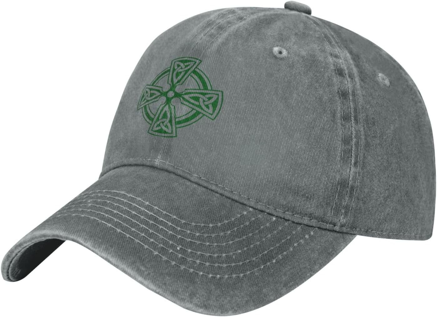 Celtic Cross Knot Irish Shield Warrior Denim Trucker Hat Baseball Cap ...