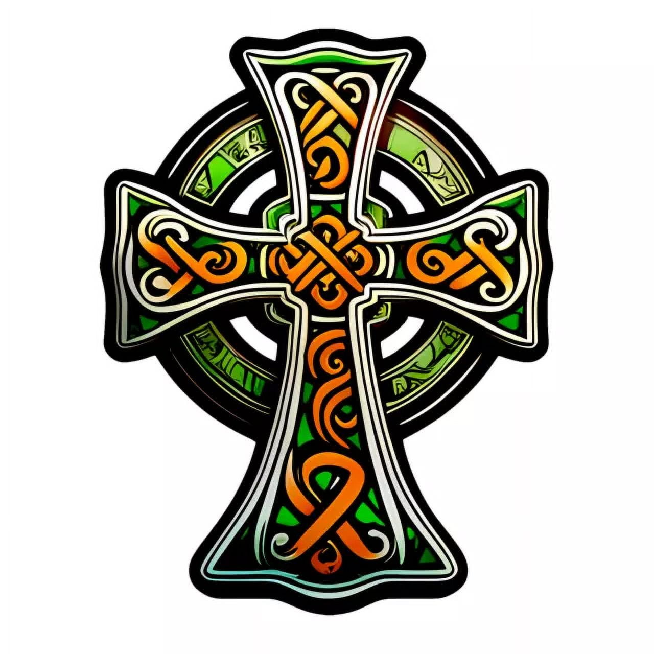 Celtic Cross Sticker Phone Decal Water Bottle Stickers Car Decals ...