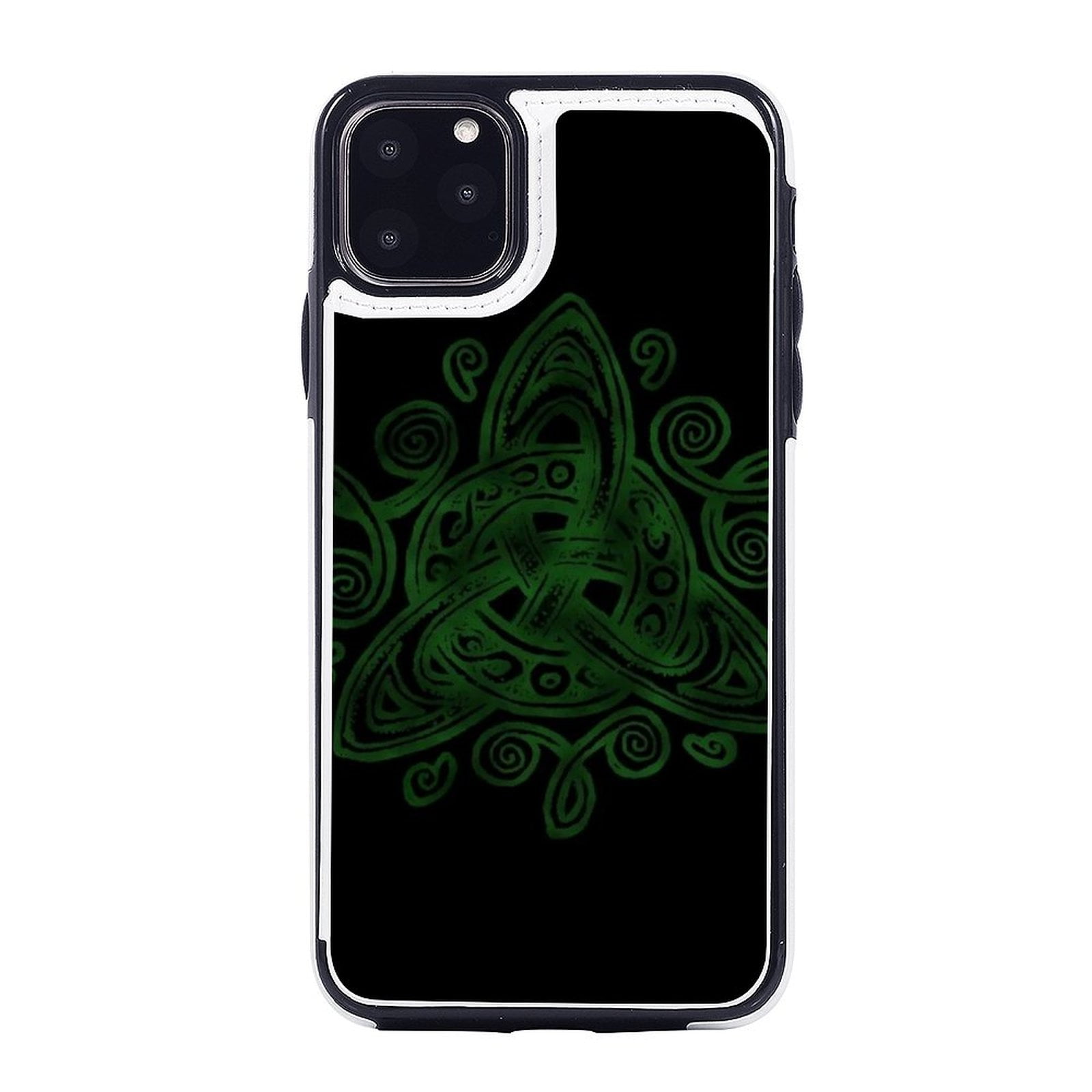 Celtic Design Leather Wallet Case for iPhone 16 15 14 13 12 11 Pro Max ...