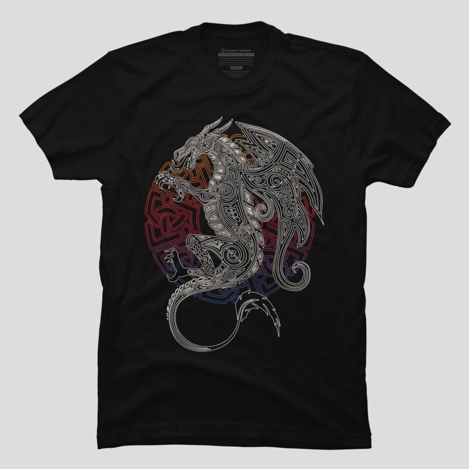 Celtic Dragon Dark Gothic Medieval Fantasy Mythical Art H44512 Unisex T ...
