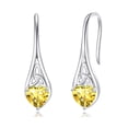 Celtic Earrings 925 Sterling Silver Trinity Knot Hook Dangle Drop ...