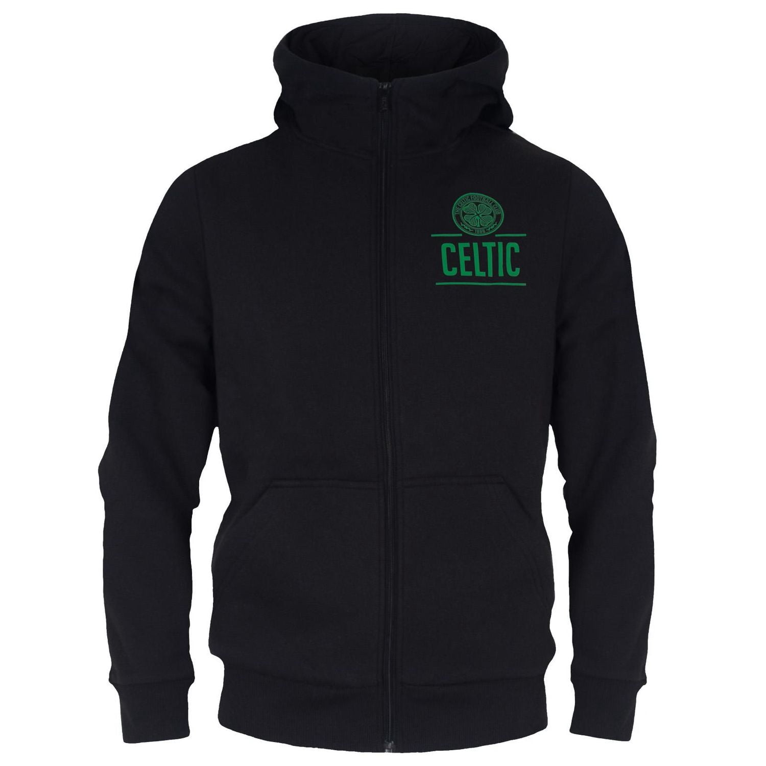 Celtic FC Boys Fleece Full Zip Hoodie - Walmart.com