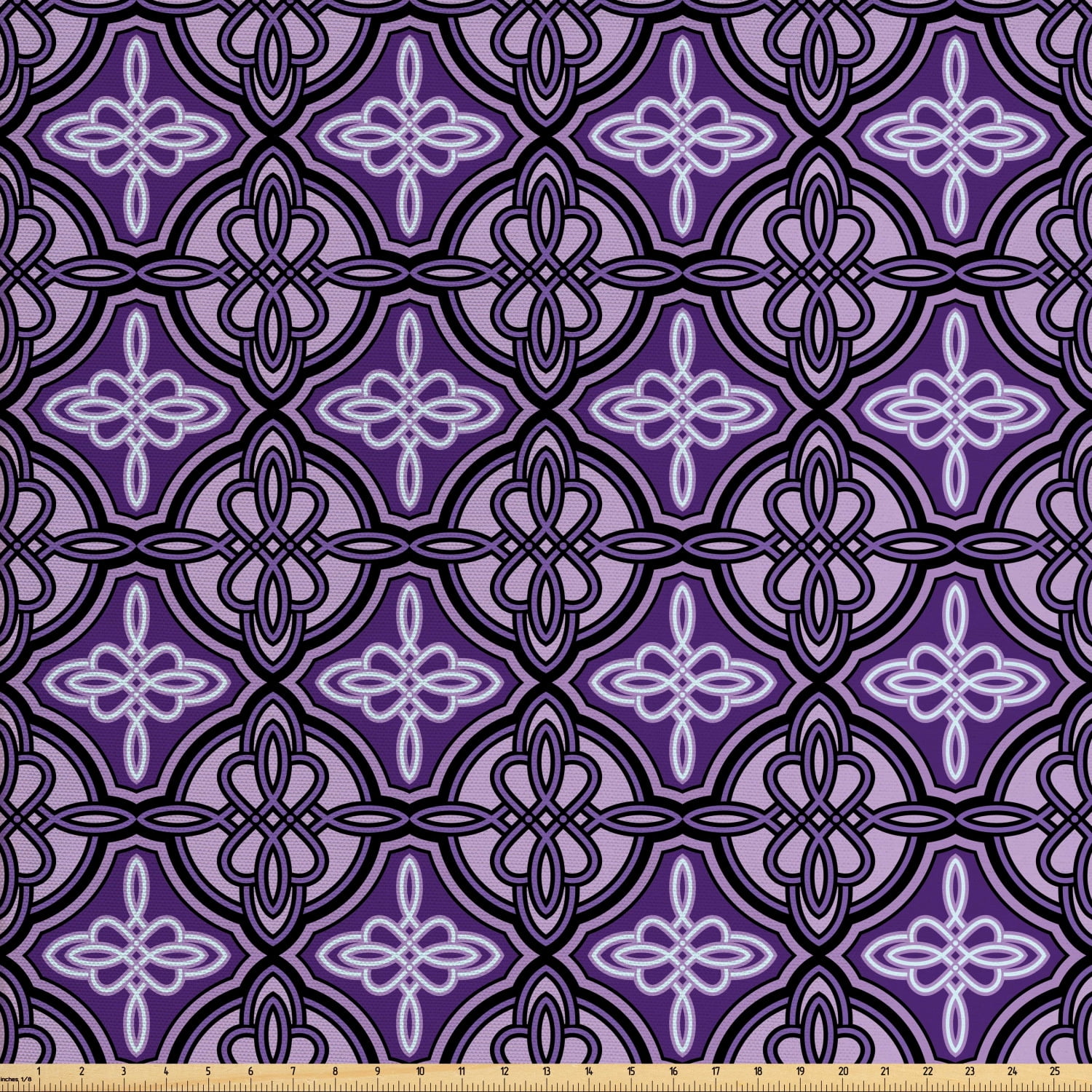 Celtic Fabric by the Yard, Unique Celtic Knot with Swirling and Twisted ...
