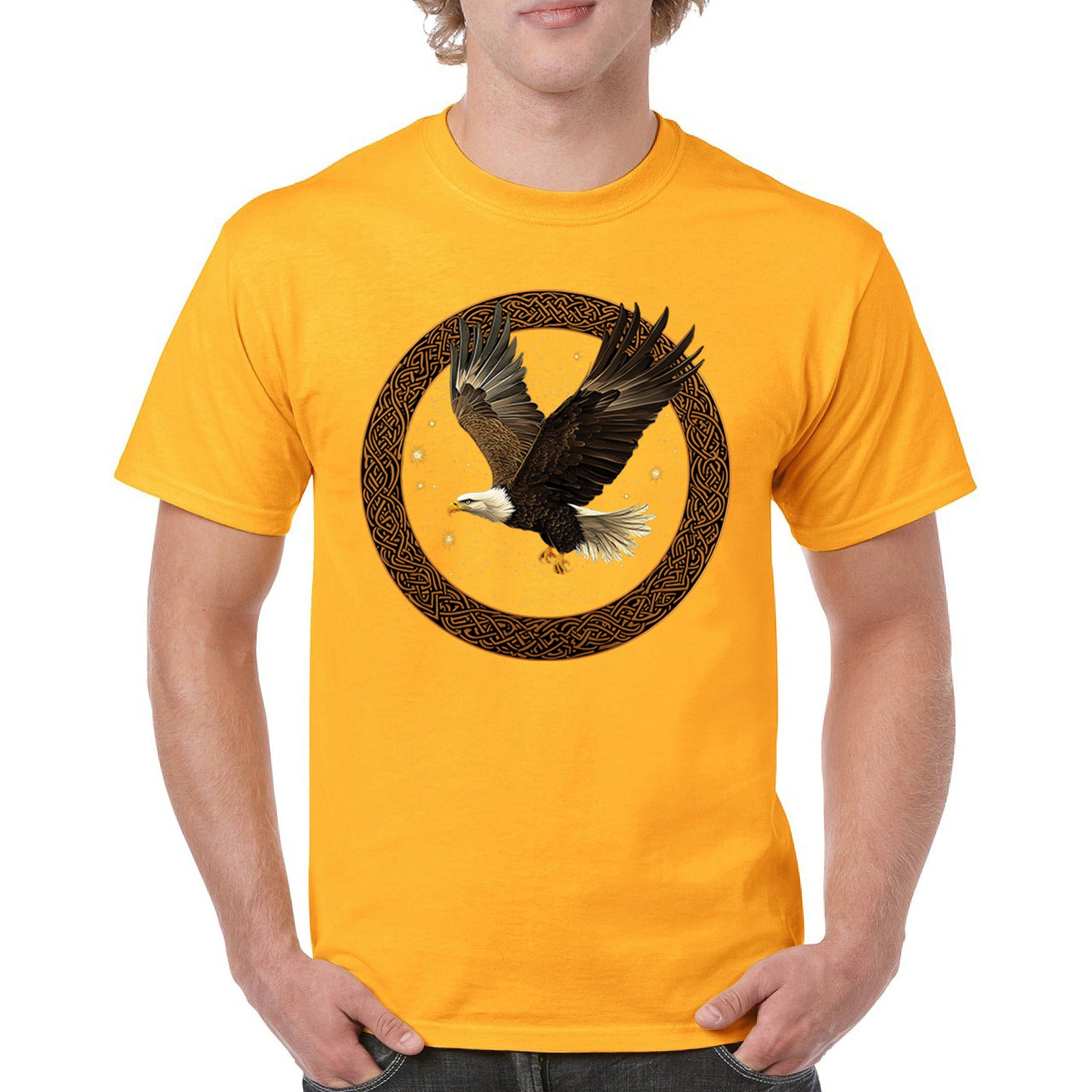Celtic Flying Eagle T-shirt North Mystic Bald Raptor Spiritual Sky ...