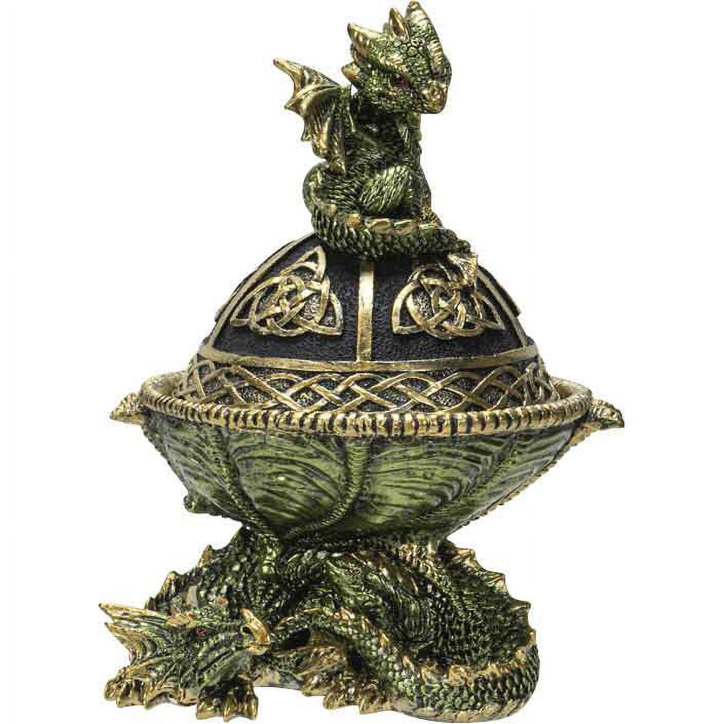 Celtic Green Dragon Trinket Box by Medieval Collectibles - Walmart.com