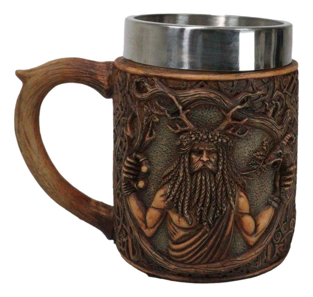 Celtic Horned God Herne Cernunnos With Antlers And Sacred Symbols Coffee Mug - Walmart.com