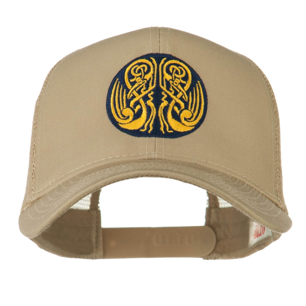 Celtic Image in Circle Embroidered Cap - Khaki OSFM - Walmart.com