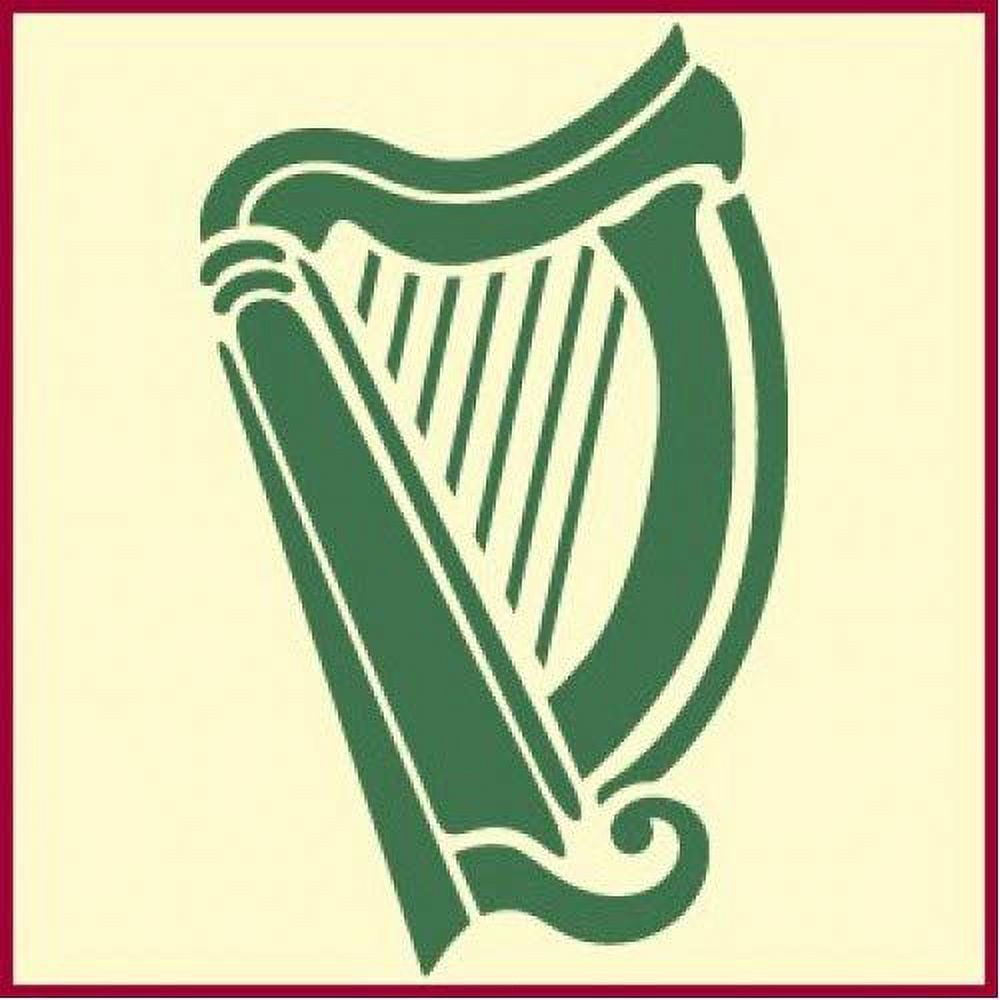 Celtic Irish Harp Stencil for painting, Reusable Mylar DIY Art & Craft ...