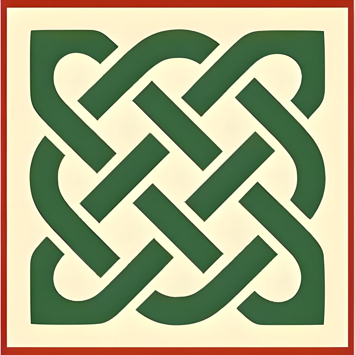 Celtic Knot 1 Stencil for painting, Reusable Mylar DIY Art & Craft template, Viking Symbols ...
