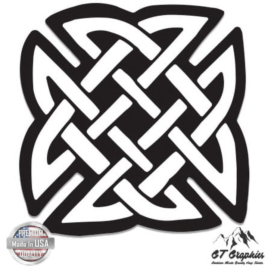 Celtic Knot - 3" Vinyl Sticker - For Car Laptop I-Pad Phone Helmet Hard ...