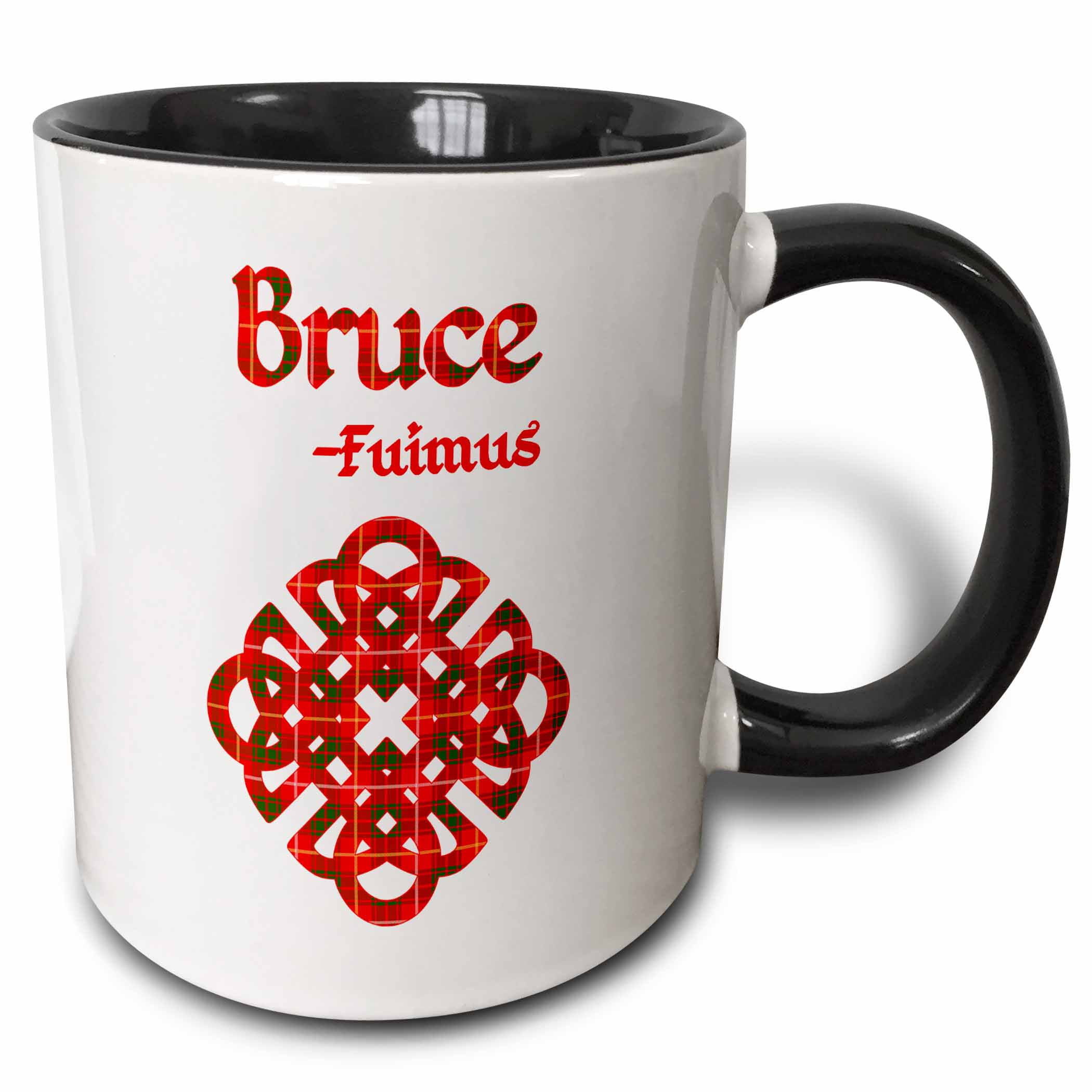 3drose, Celtic Knot in the Tartan Colors for the Bruce Clan and Family ...