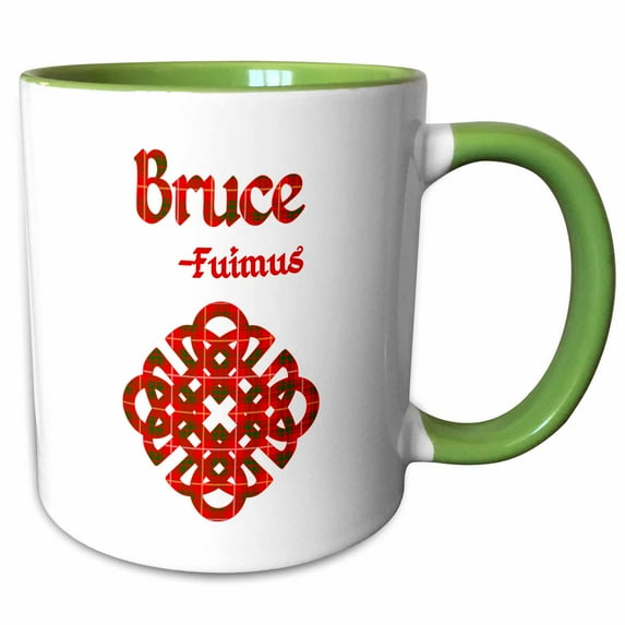 3drose, Celtic Knot in the Tartan Colors for the Bruce Clan and Family ...