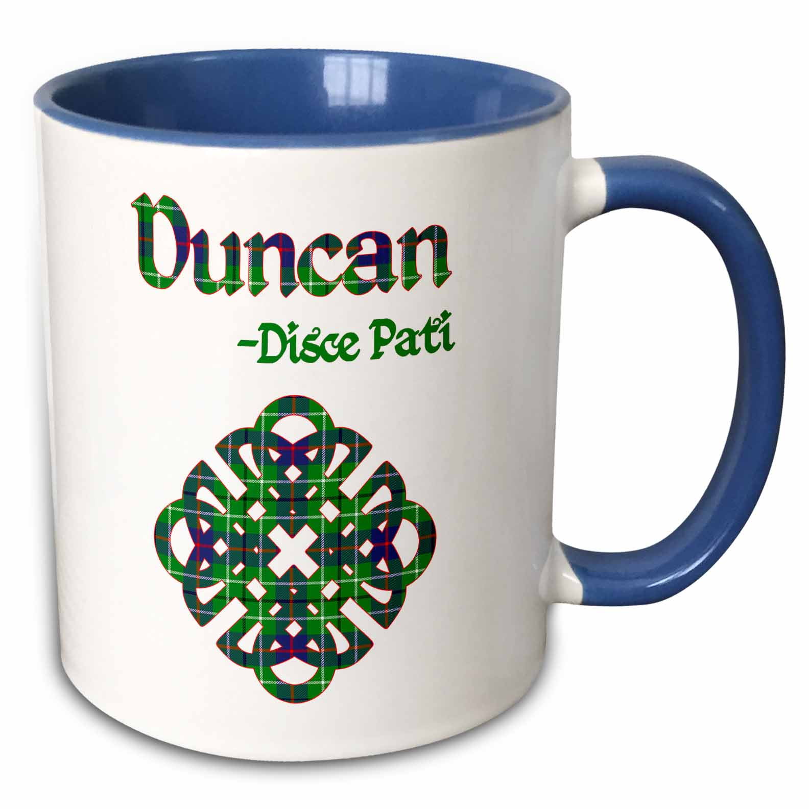 3drose, Celtic Knot in the Tartan Colors for the Duncan Clan and Family ...