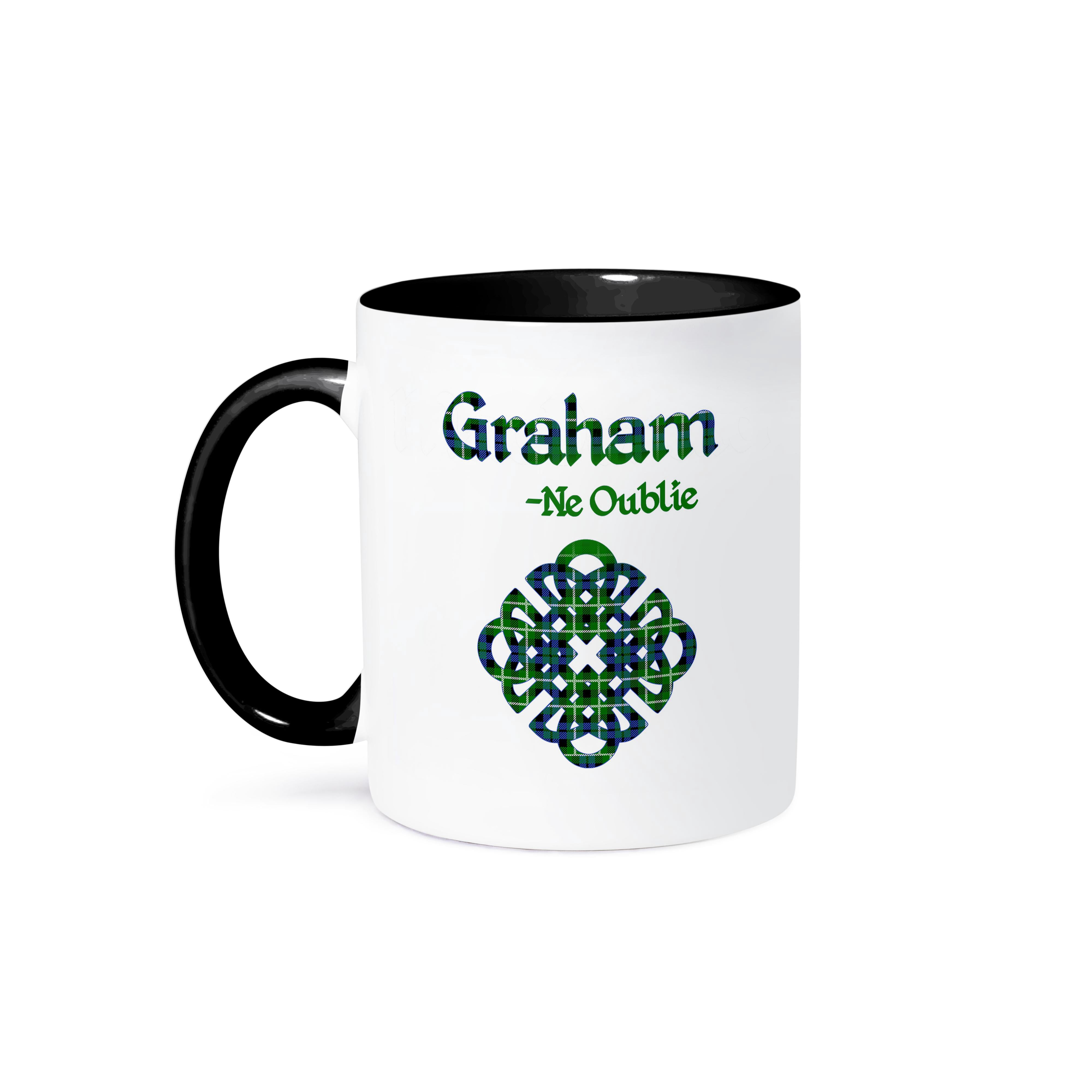 Celtic Knot In The Tartan Colors For The Graham Clan And Family Motto ...