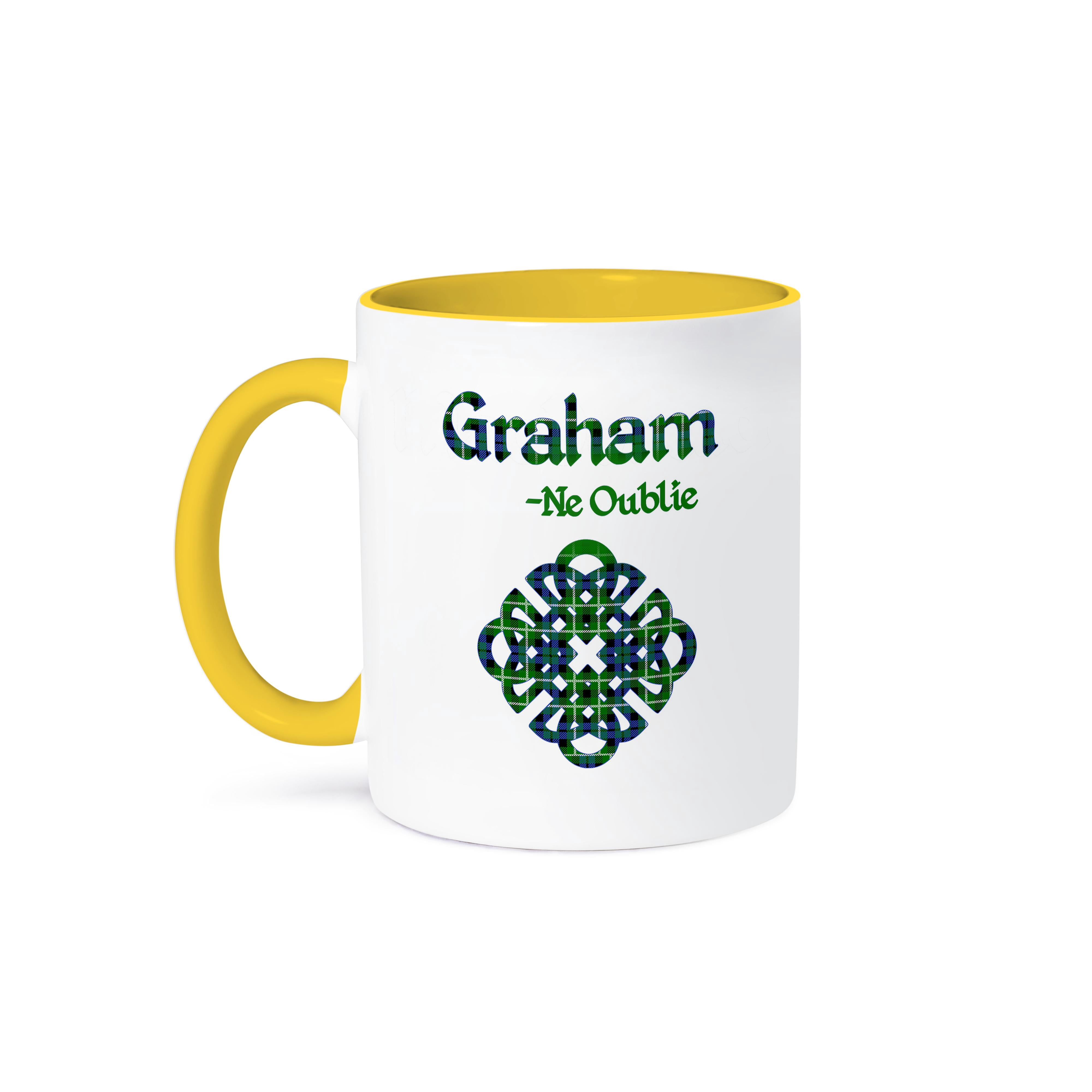 Celtic Knot In The Tartan Colors For The Graham Clan And Family Motto ...