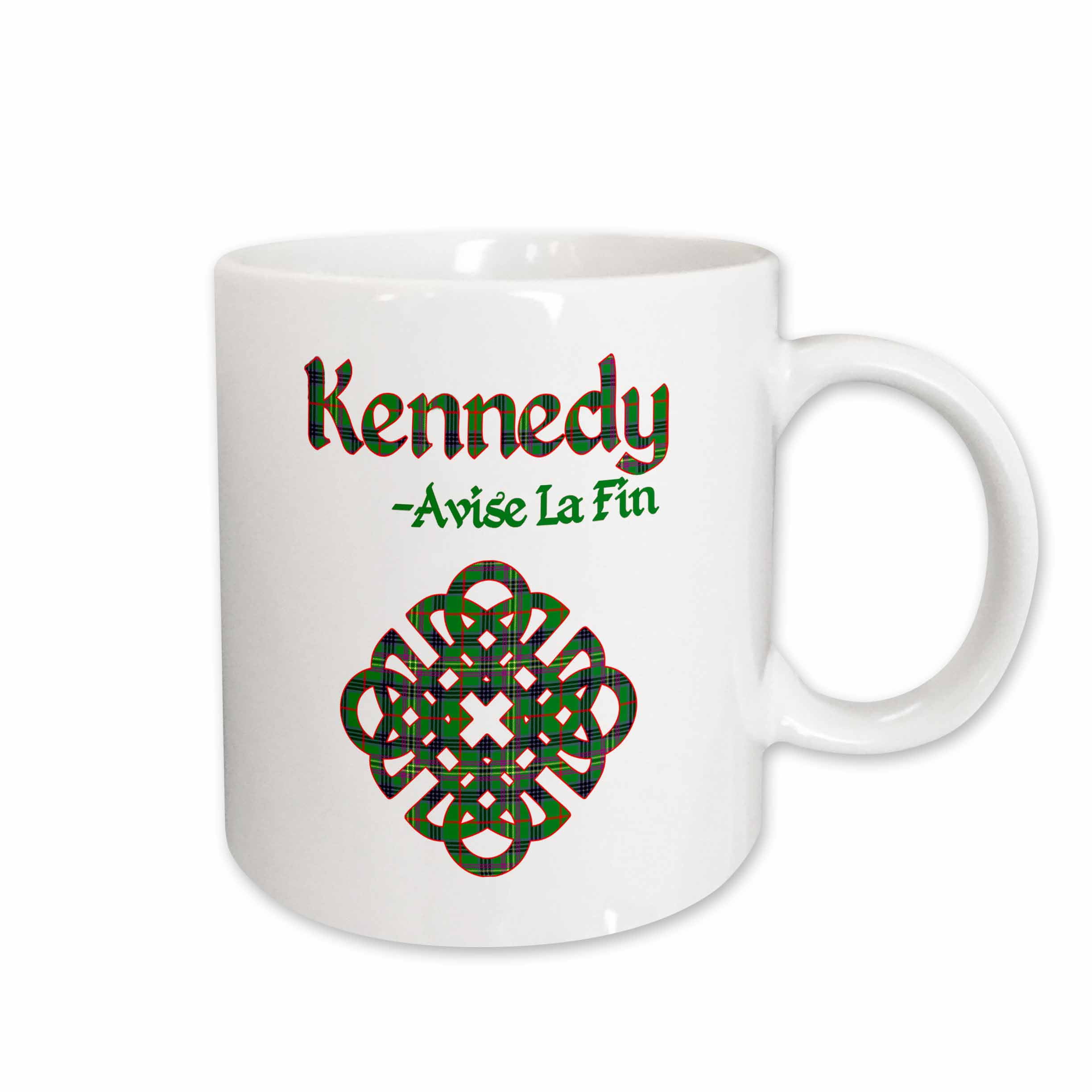 3drose, Celtic Knot in the Tartan Colors for the Kennedy Clan and ...