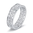 Celtic Knot Ring for Women 925 Sterling Silver Infinity Symbol Jewelry ...