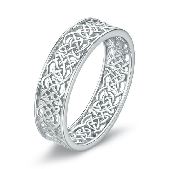 Celtic Knot Ring for Women 925 Sterling Silver Infinity Symbol Jewelry ...