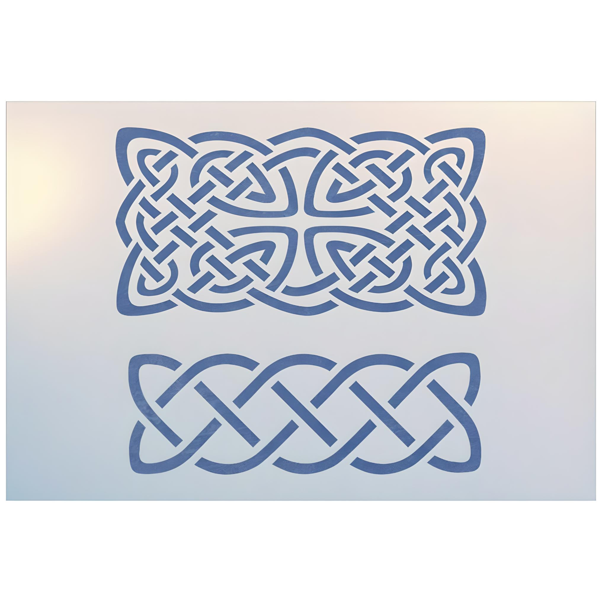 Celtic Knot Set #4 & #5 Stencils for painting, Reusable Mylar DIY Art & Craft template, Viking ...