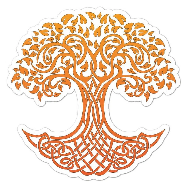 Celtic Knot Tree Sticker Indoor Outdoor Phone Decal Water Bottle ...