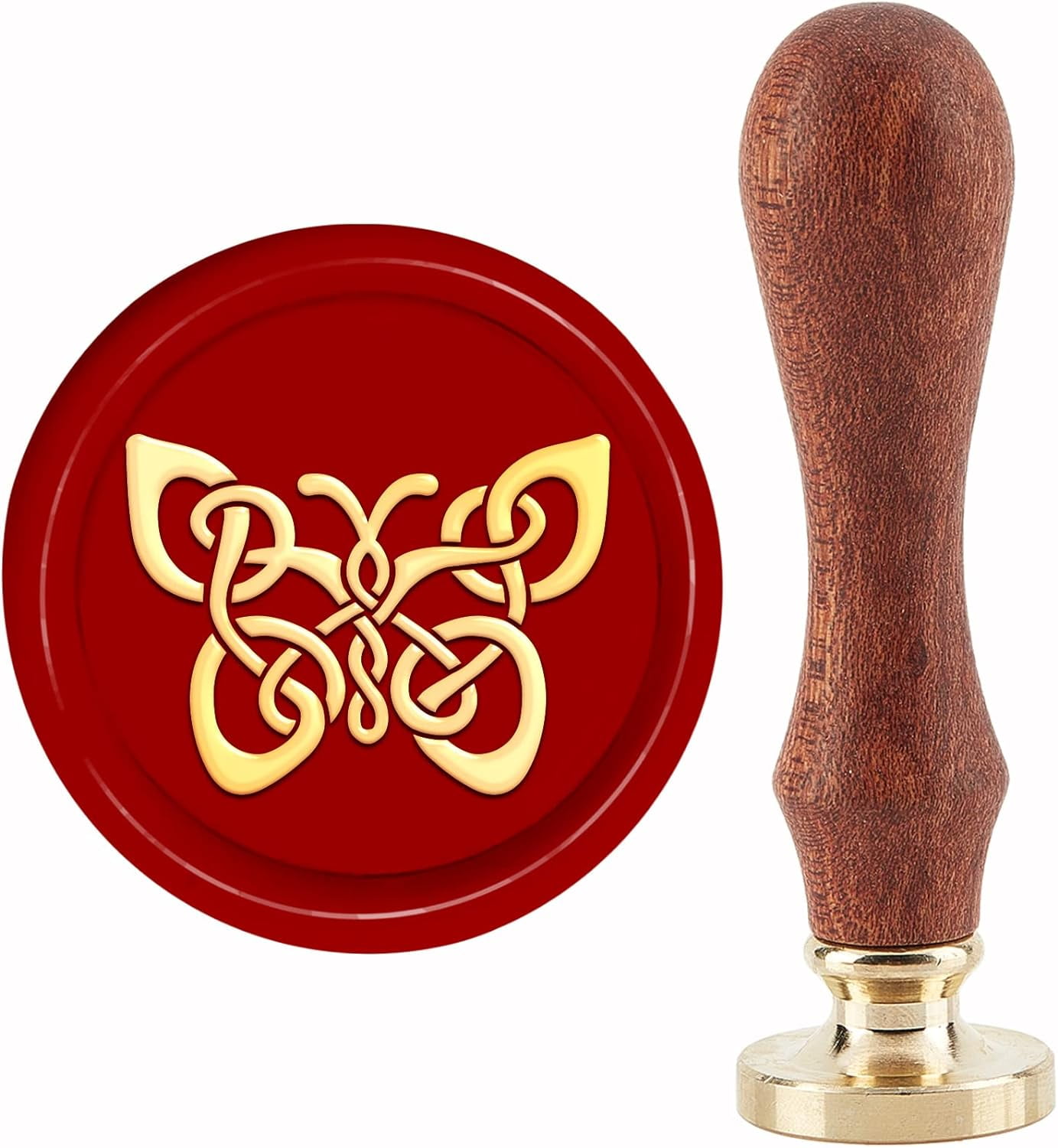 Celtic Knot Wax Seal Stamp Butterfly Sealing Wax Stamps 30mm Retro ...