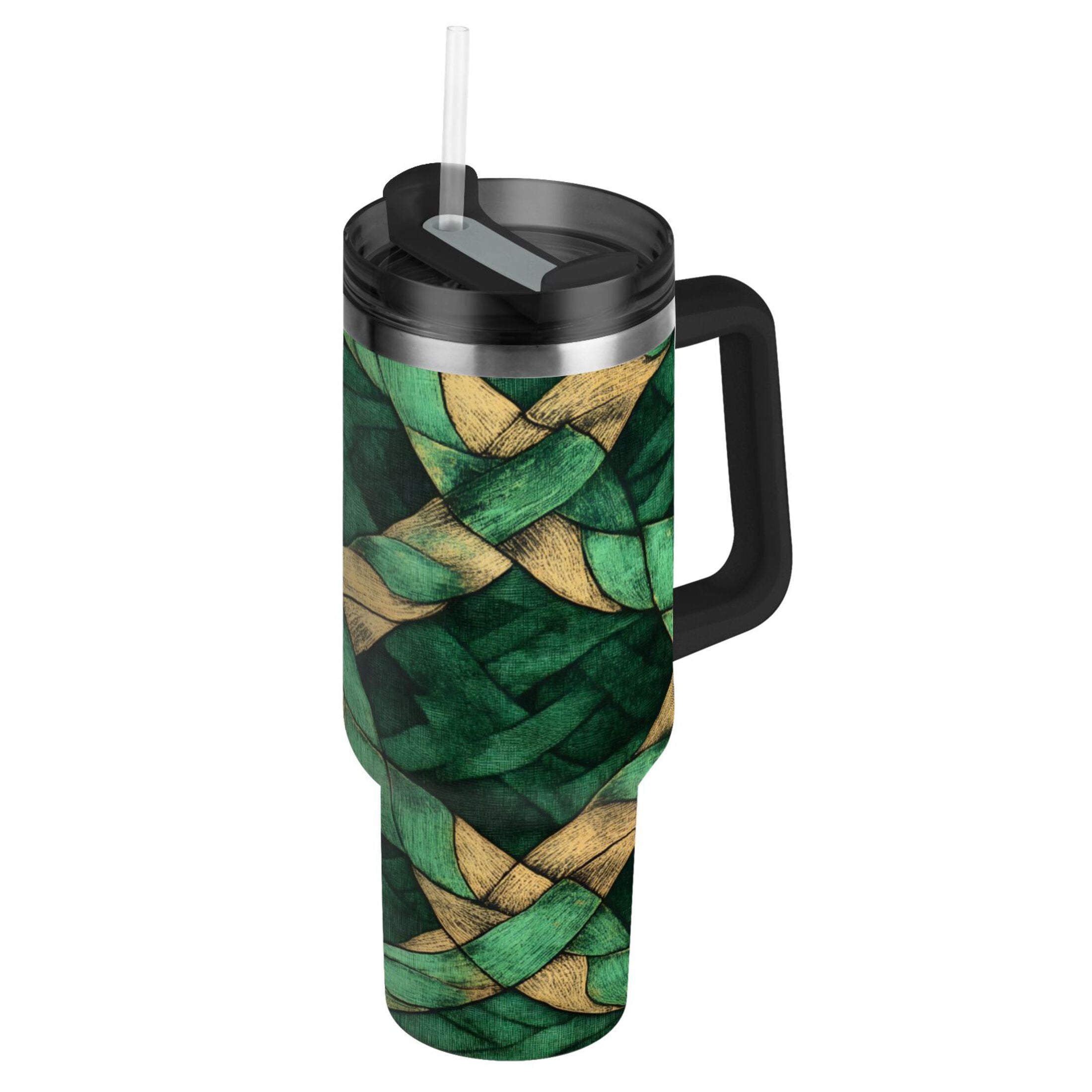 Celtic Knots Pattern Handheld Water Bottles 30oz Insulated Tumblers ...