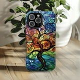 Celtic Life Tree Glow Phone Case Sacred Symbol Mosaic Art for iPhone 17 ...