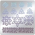 Celtic Metal Stencil Templates Celtic Knot Pyrography Stencils for ...