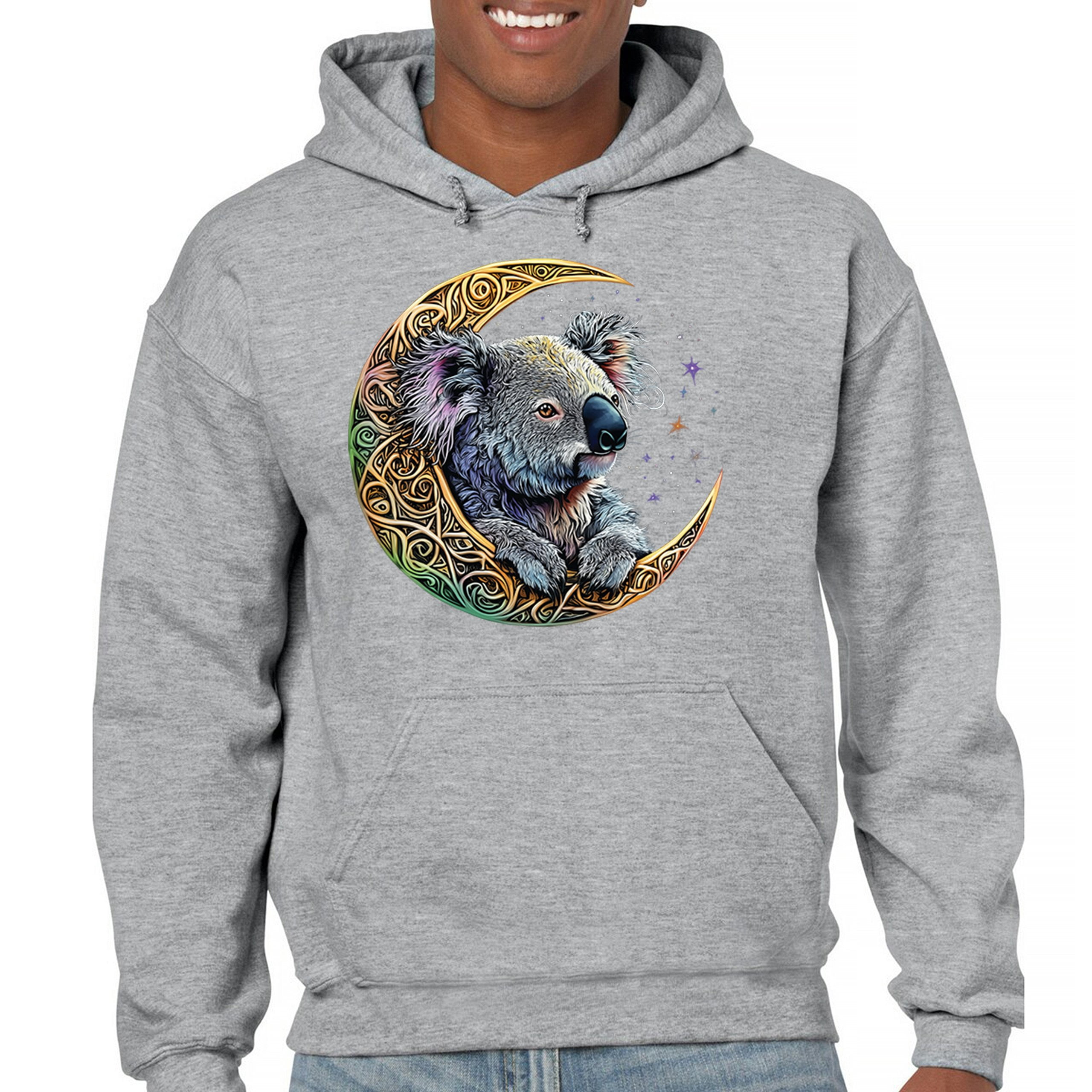 Celtic Moon Koala Sweatshirt Mystical Forest Animal Wildlife Nature ...