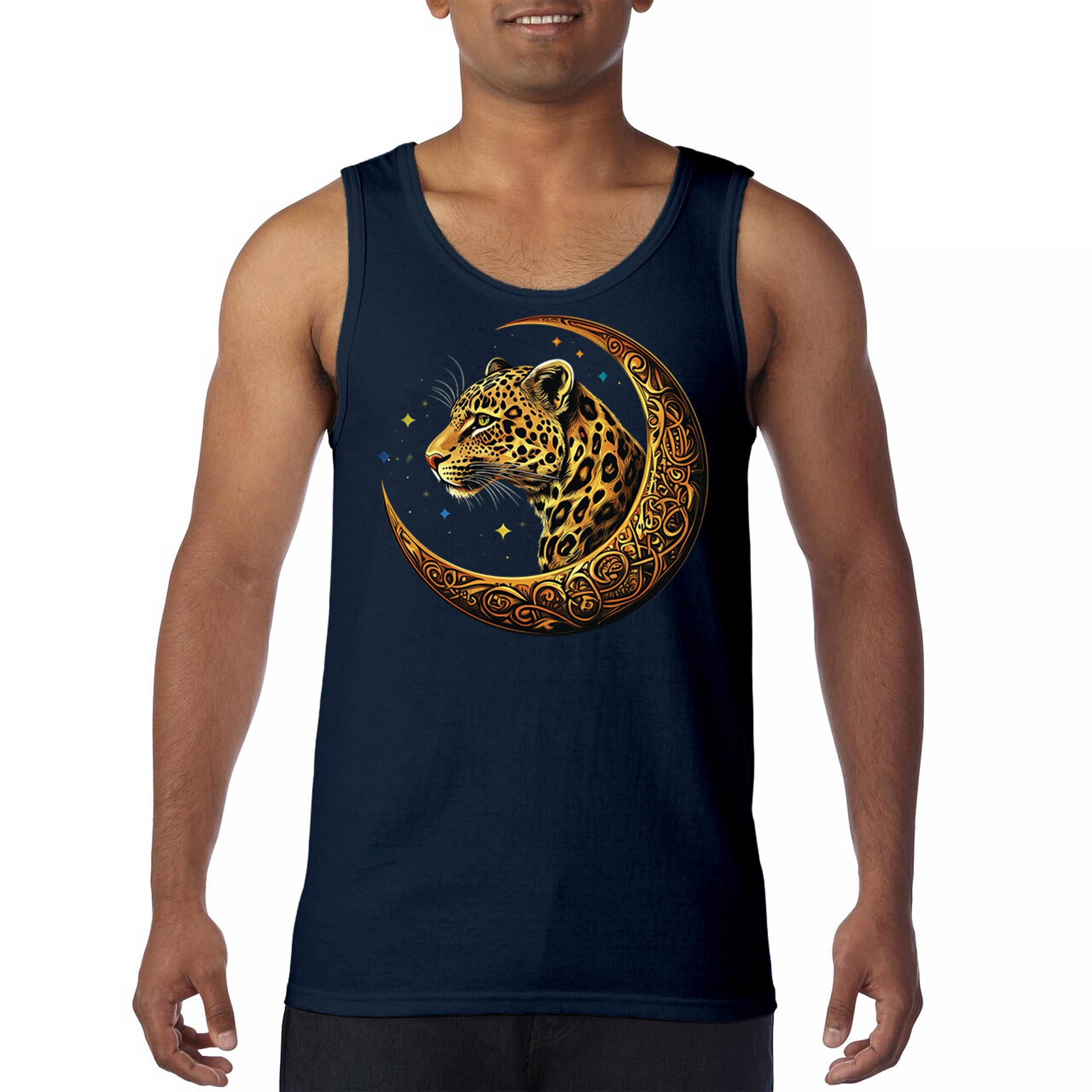 Celtic Moon Leopard Tank Top North Vivid Mystic Wildlife Nature ...