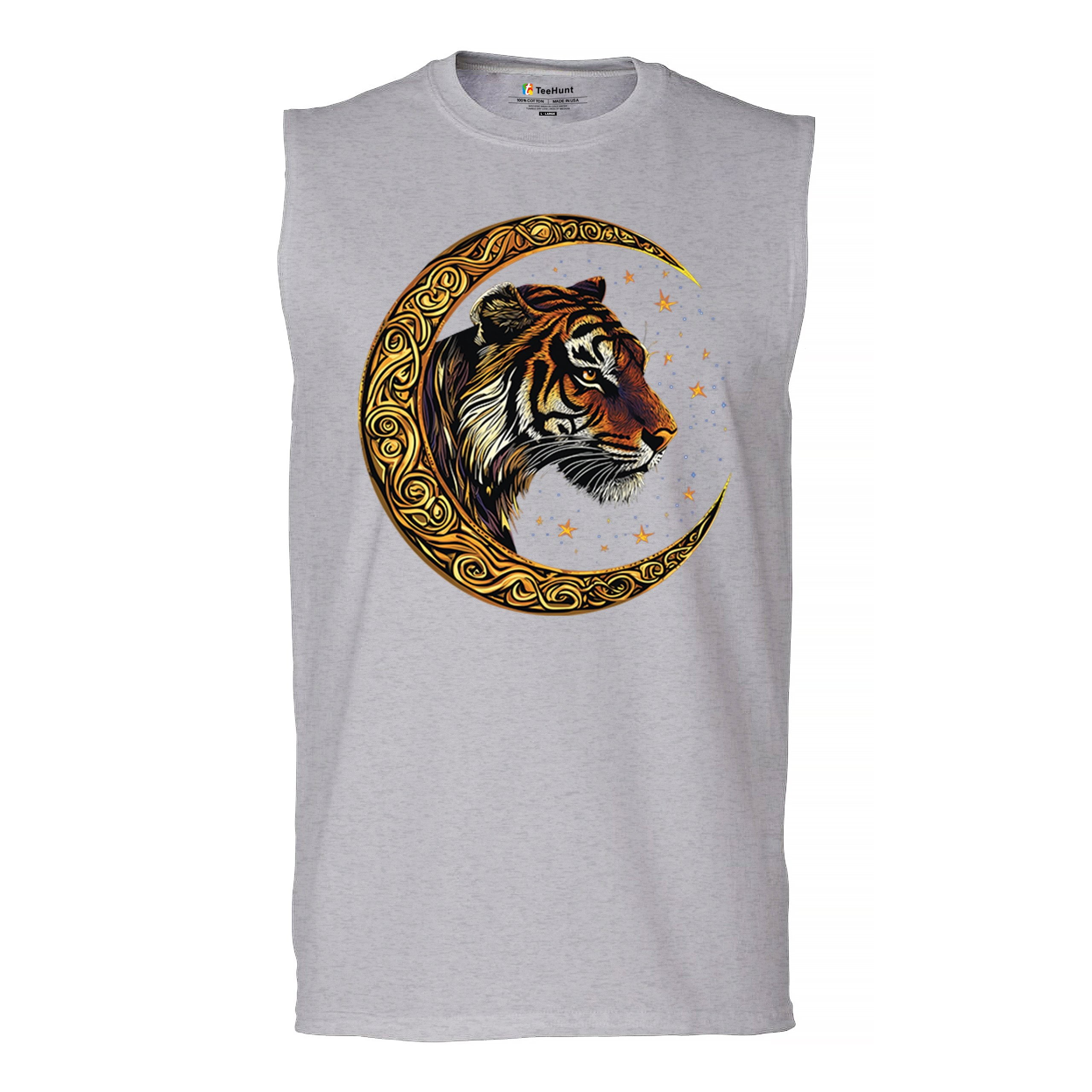 Celtic Moon Tiger Muscle Shirt North Vivid Mystical Jungle Beast ...