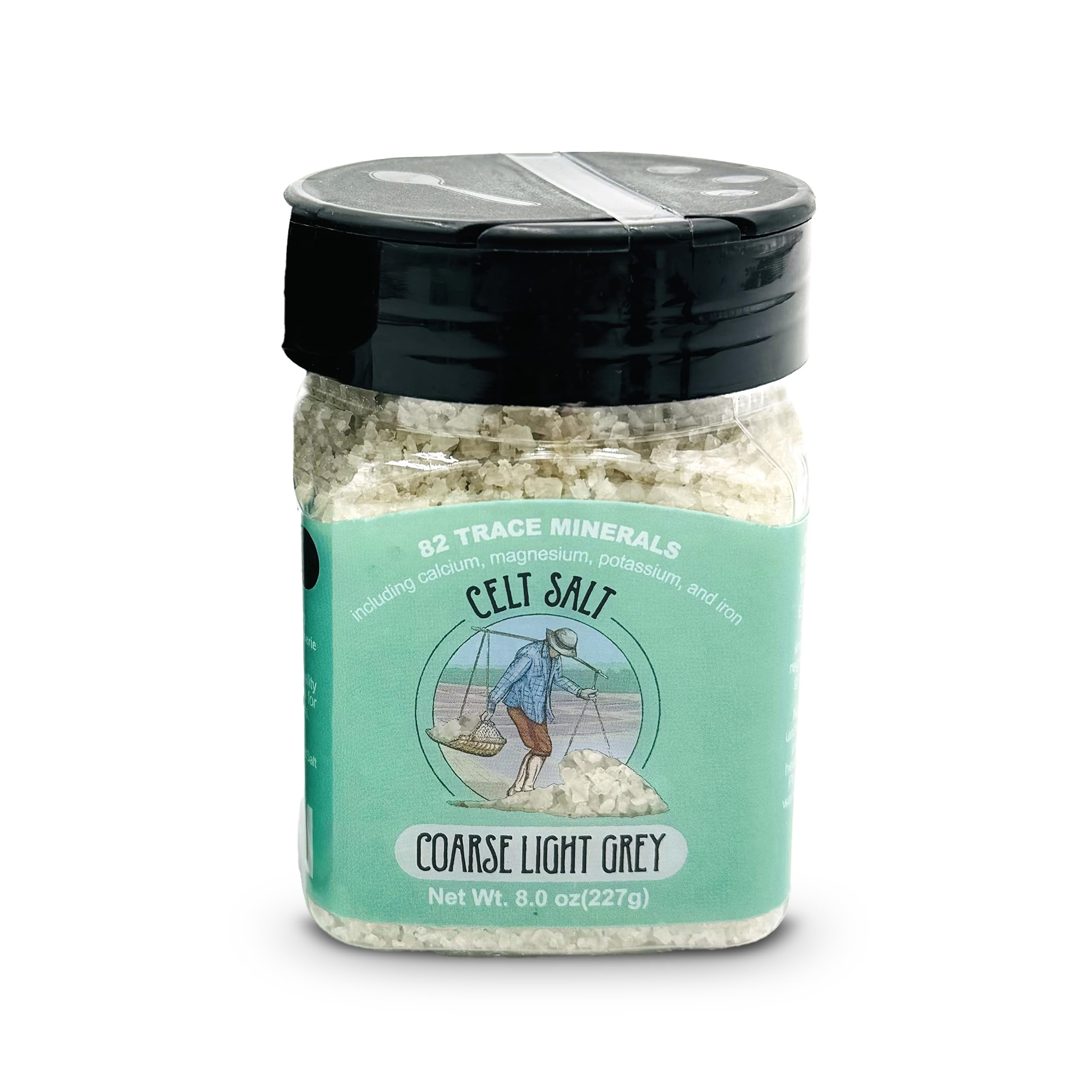 Celtic Salt Coarse Light CCF19 Grey, Celt Salt non-GMO, Organic ...