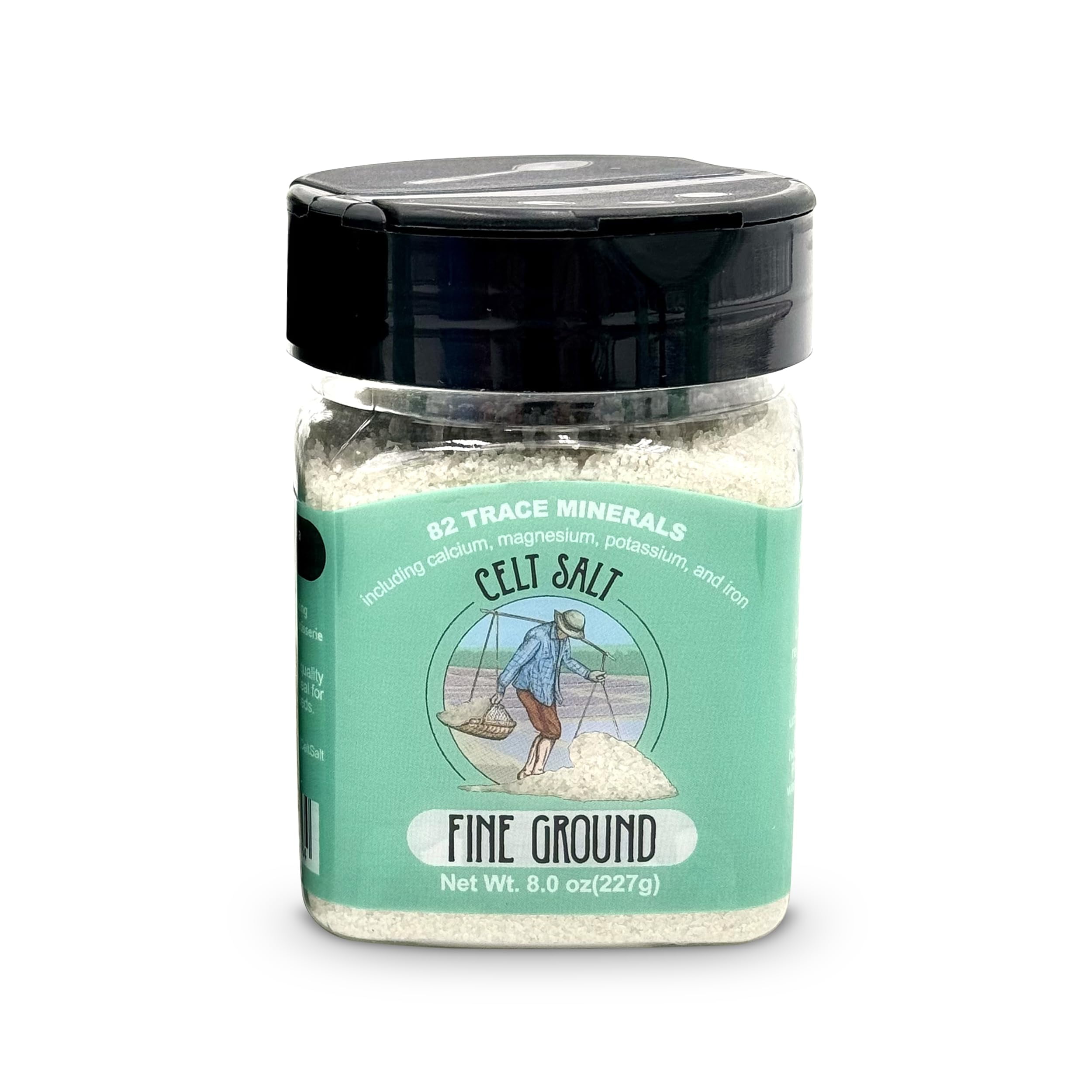 Celtic Salt Fine Ground, BCF26 Celt Salt By Organic & Unrefined, Gluten ...