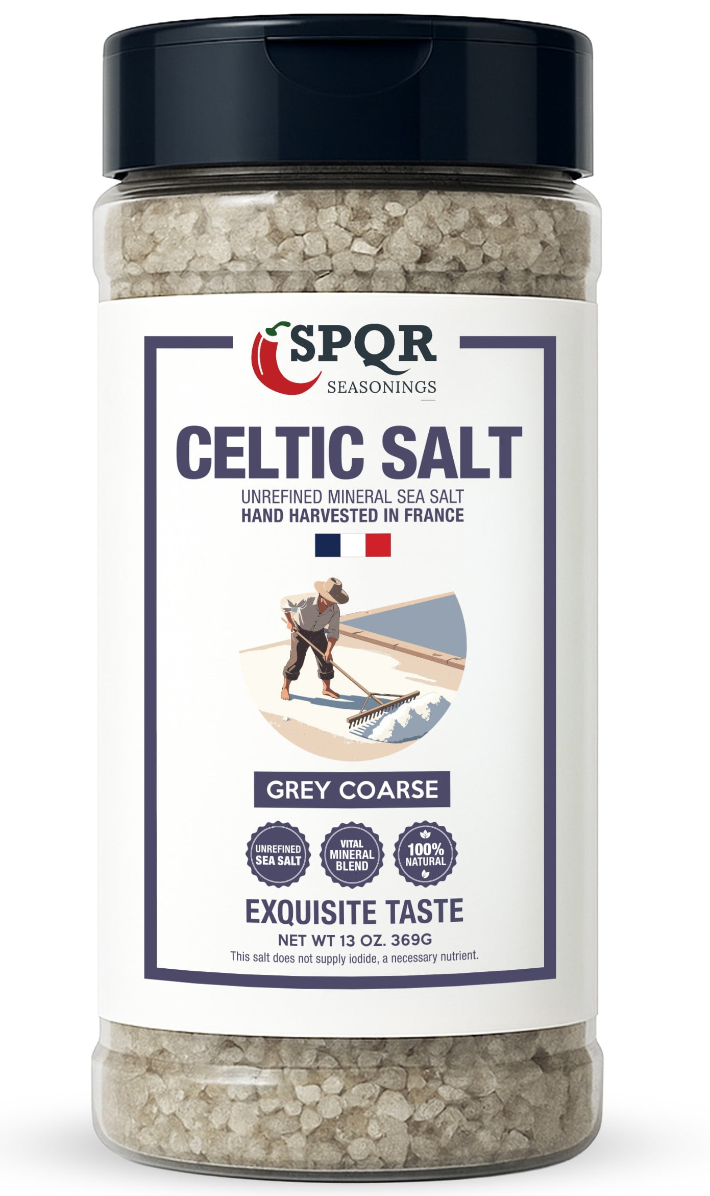 Celtic Salt Grey Coarse Grain Unrefined Mineral Sea Salt Hand Harvested ...