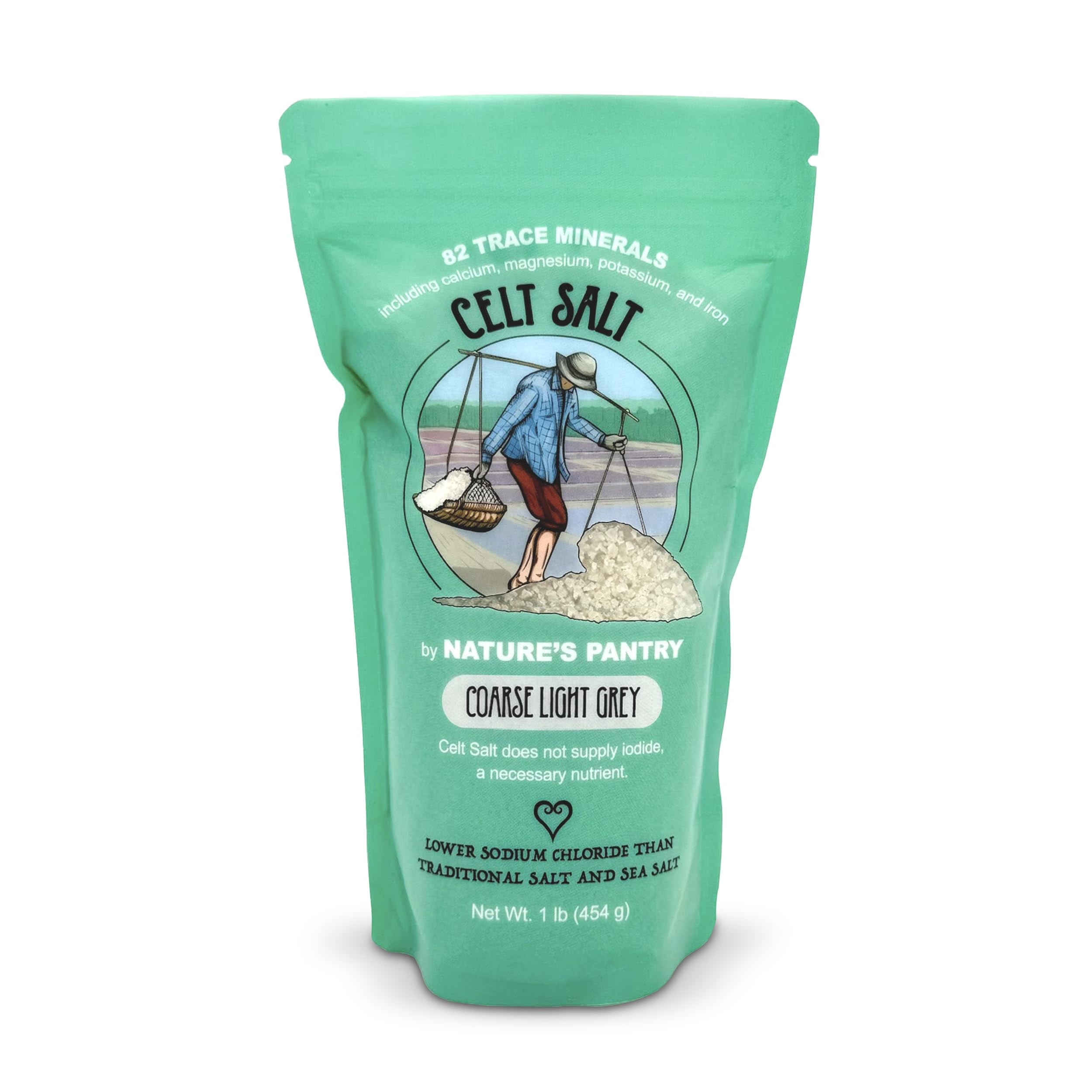 Celtic Salt Light Grey YPF5 Coarse, Celt Salt By Organic & Unrefined ...