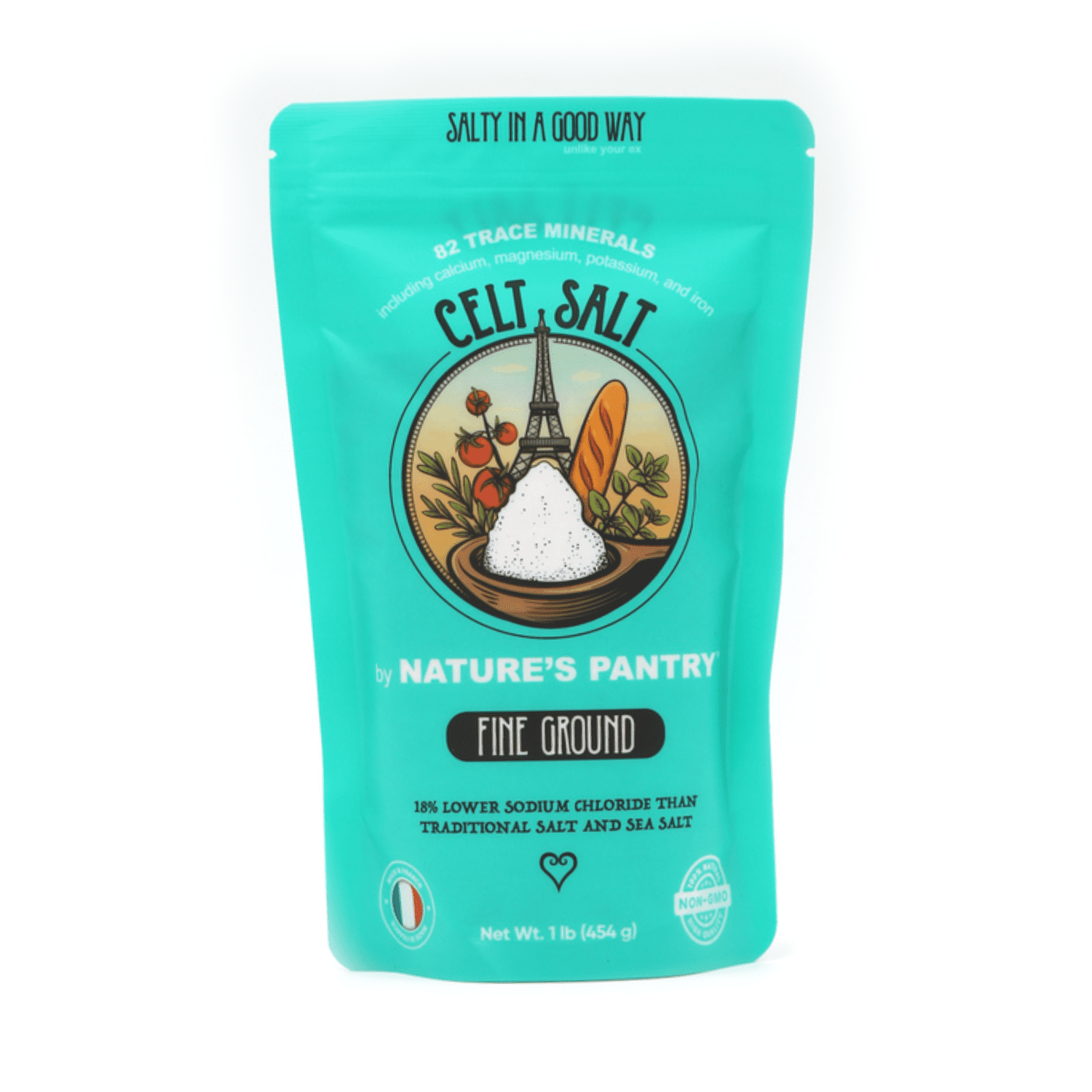 Celt Salt Celtic Sea Salt Fine Ground 1lb Ocean Mineral Seasoning ...