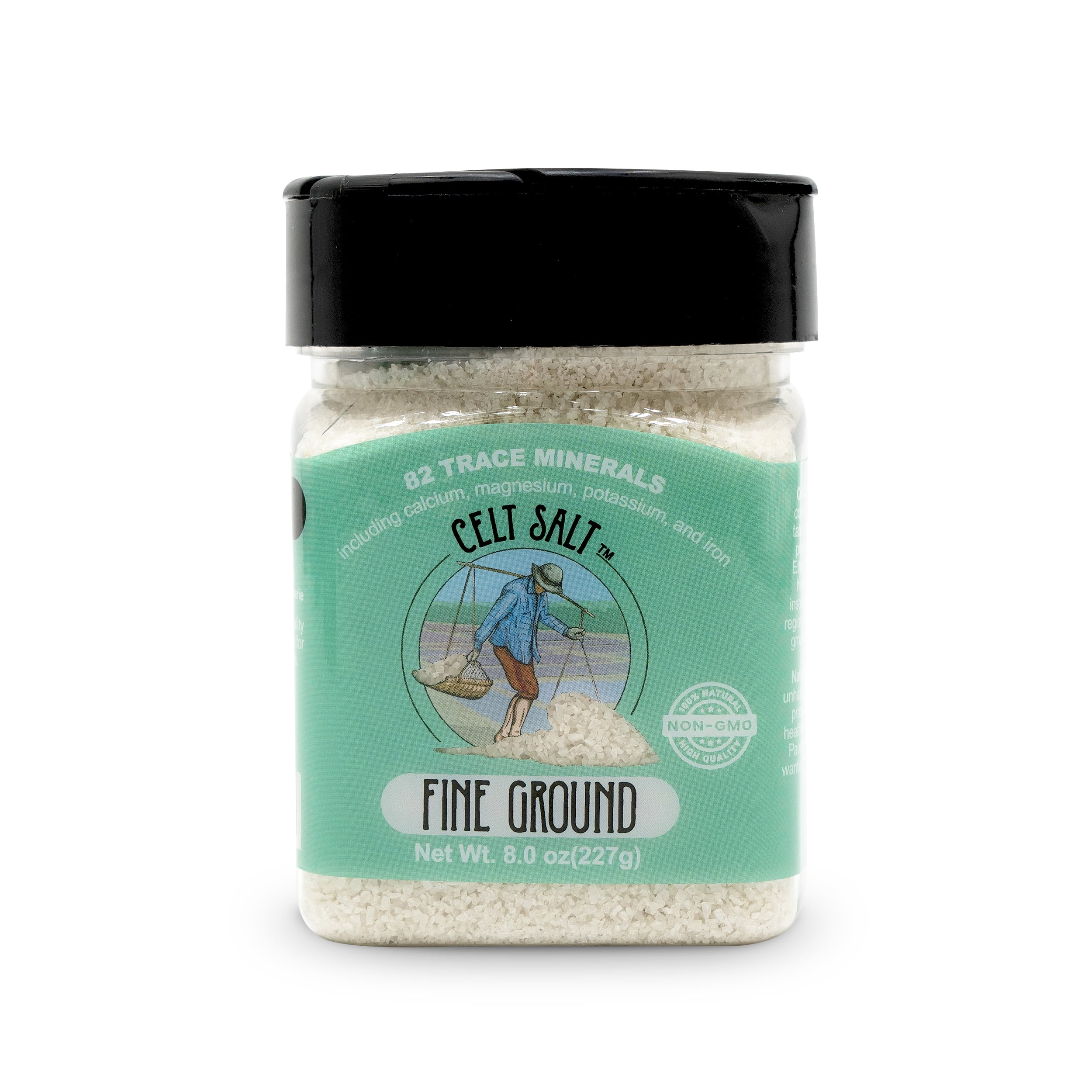 Celtic Sea Salt- Fine Ground Shaker 8oz ( 1/2lb) Celt Salt By Natures ...