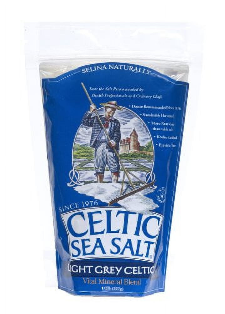 Celtic Sea Salt, Light Grey Pouch, 8 oz - Walmart.com