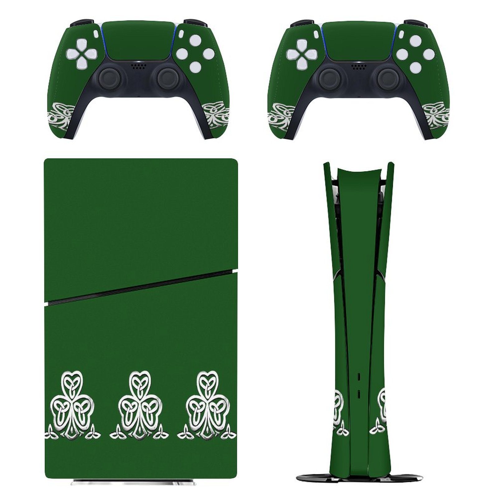 Celtic Shamrock PS5/PS5 Pro/PS5 Slim Digital Disc Skin Sticker For ...