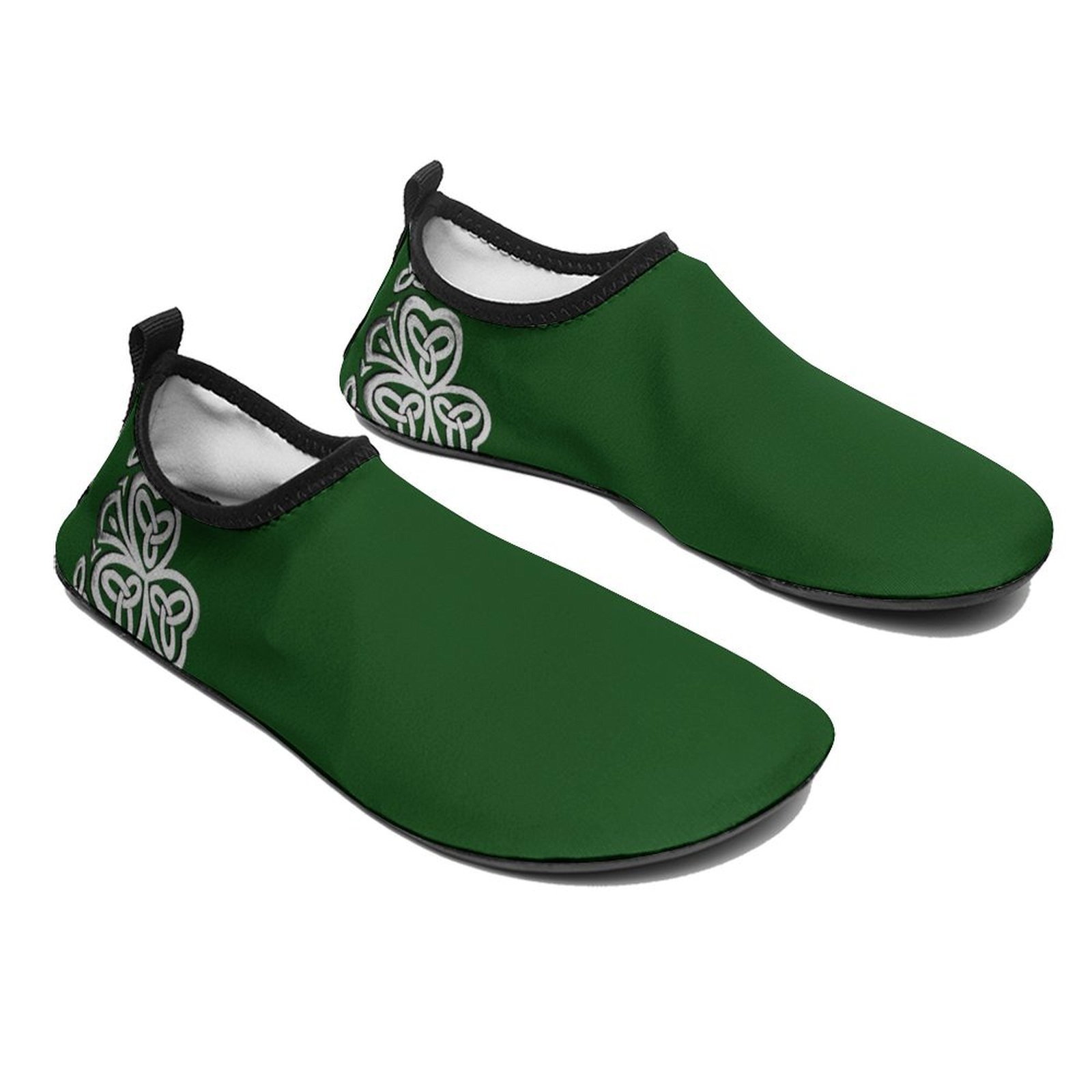 Celtic Shamrock Water Shoes Beach Slip-on Shoes for Men Women Swim Pool ...