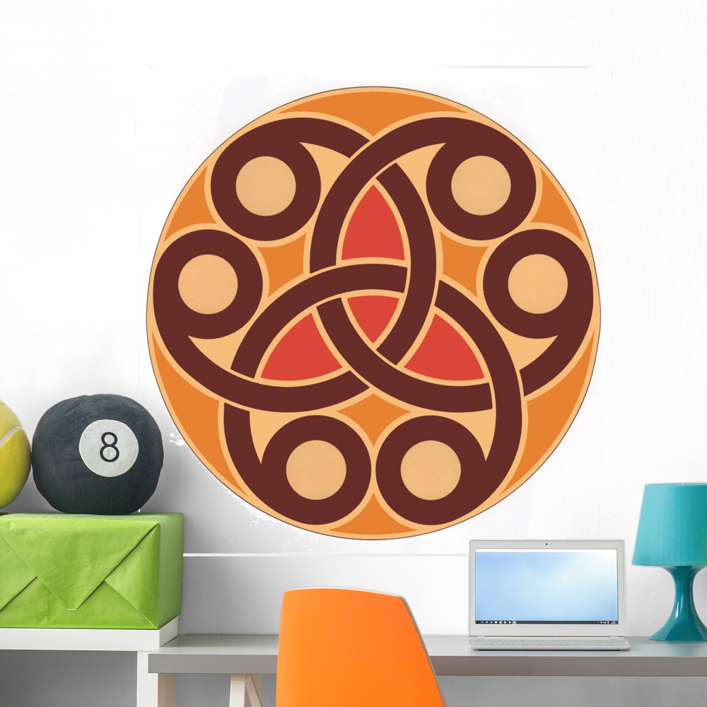 Celtic Shield Wall Mural by Wallmonkeys Peel and Stick Graphic (36 in W ...