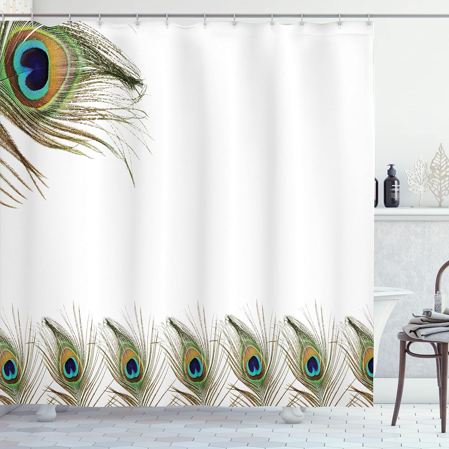 Celtic Shower Curtain, Digital Large Celtic Knots Pattern in Vintage ...