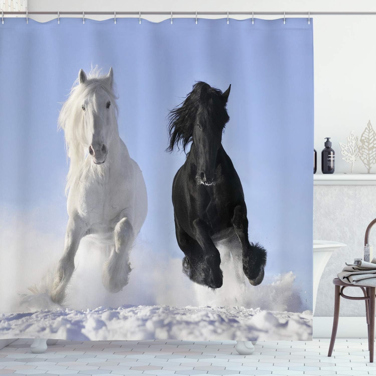 Celtic Shower Curtain, Digital Large Celtic Knots Pattern in Vintage ...