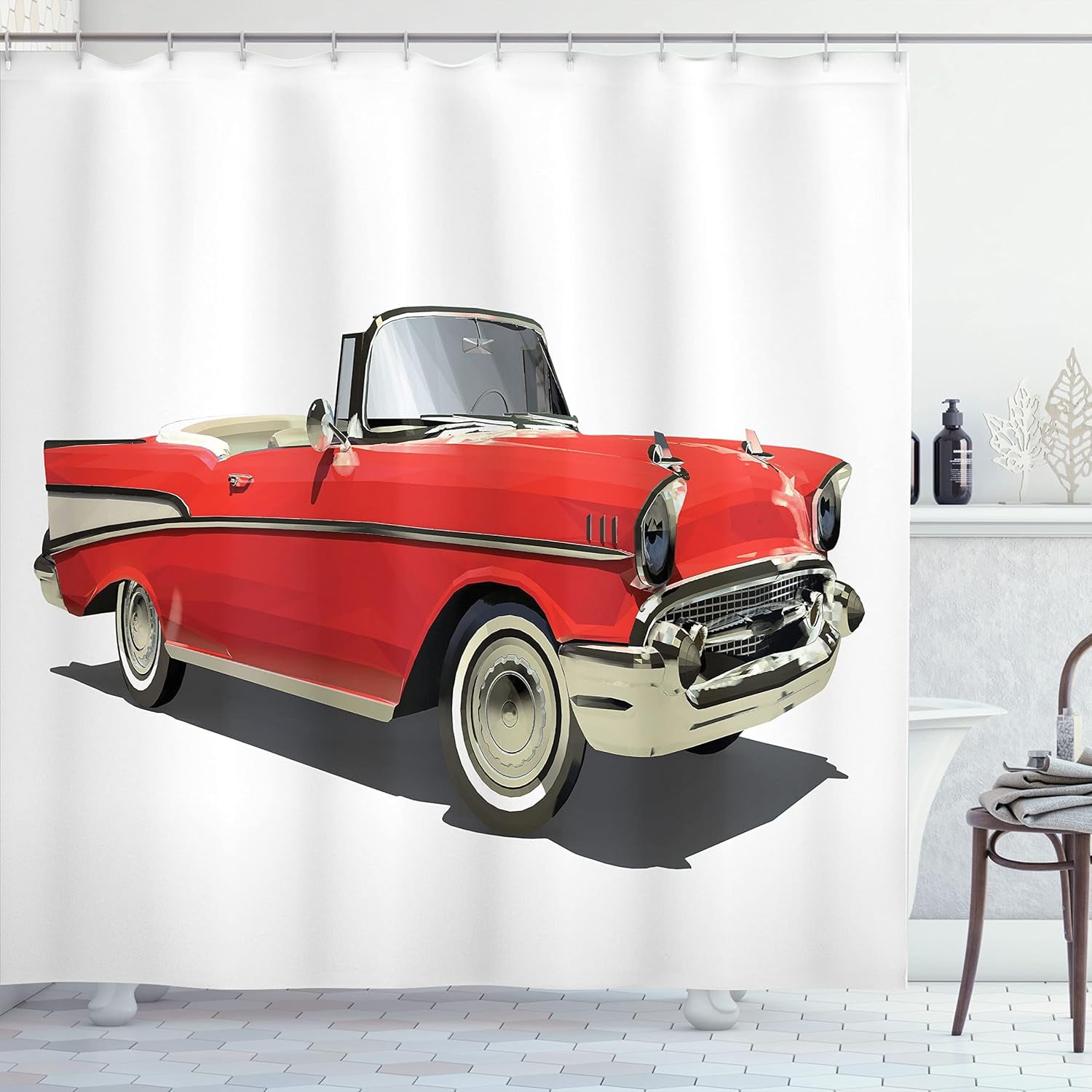 Celtic Shower Curtain, Digital Large Celtic Knots Pattern in Vintage ...